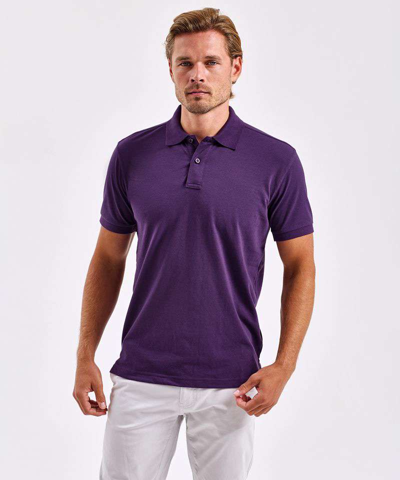 Men’s polycotton blend polo | AQ015 | Brodwaith Cyf
